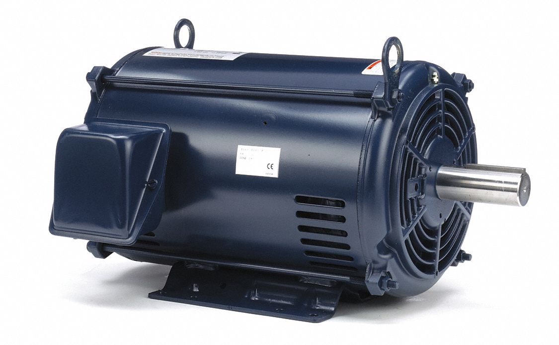 General Purpose Motor, 15 HP, 3-Phase, Nameplate RPM 3510, Voltage 200 ...