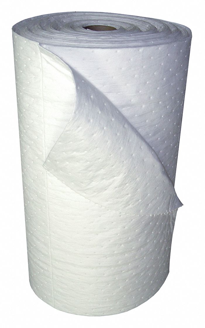 OIL-DRI, 1,800 in x 30 in Pad Size (L x W), Polypropylene, Sorbent Roll ...