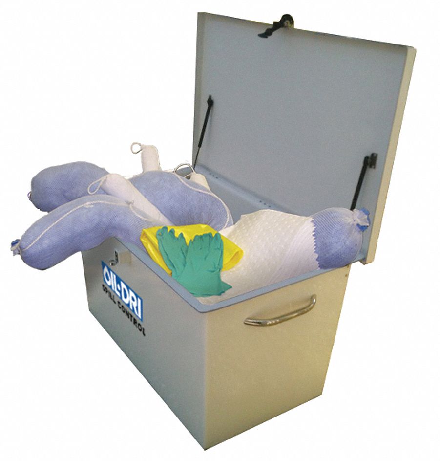 Fluids Absorbed Oil-Based Liquids, Container Type Chest, 25"H x 49"H ...