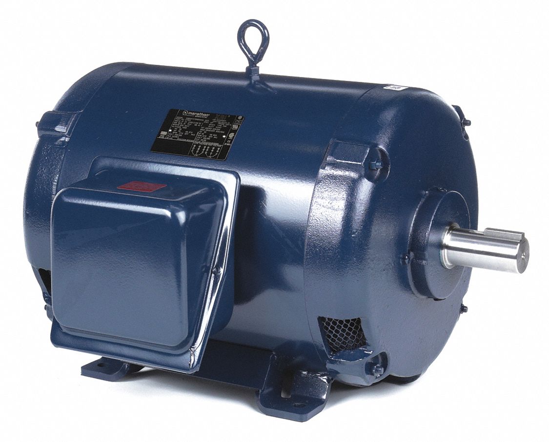 General Purpose Motor, 50 HP, 3-Phase, Nameplate RPM 1775, Voltage 230/ ...