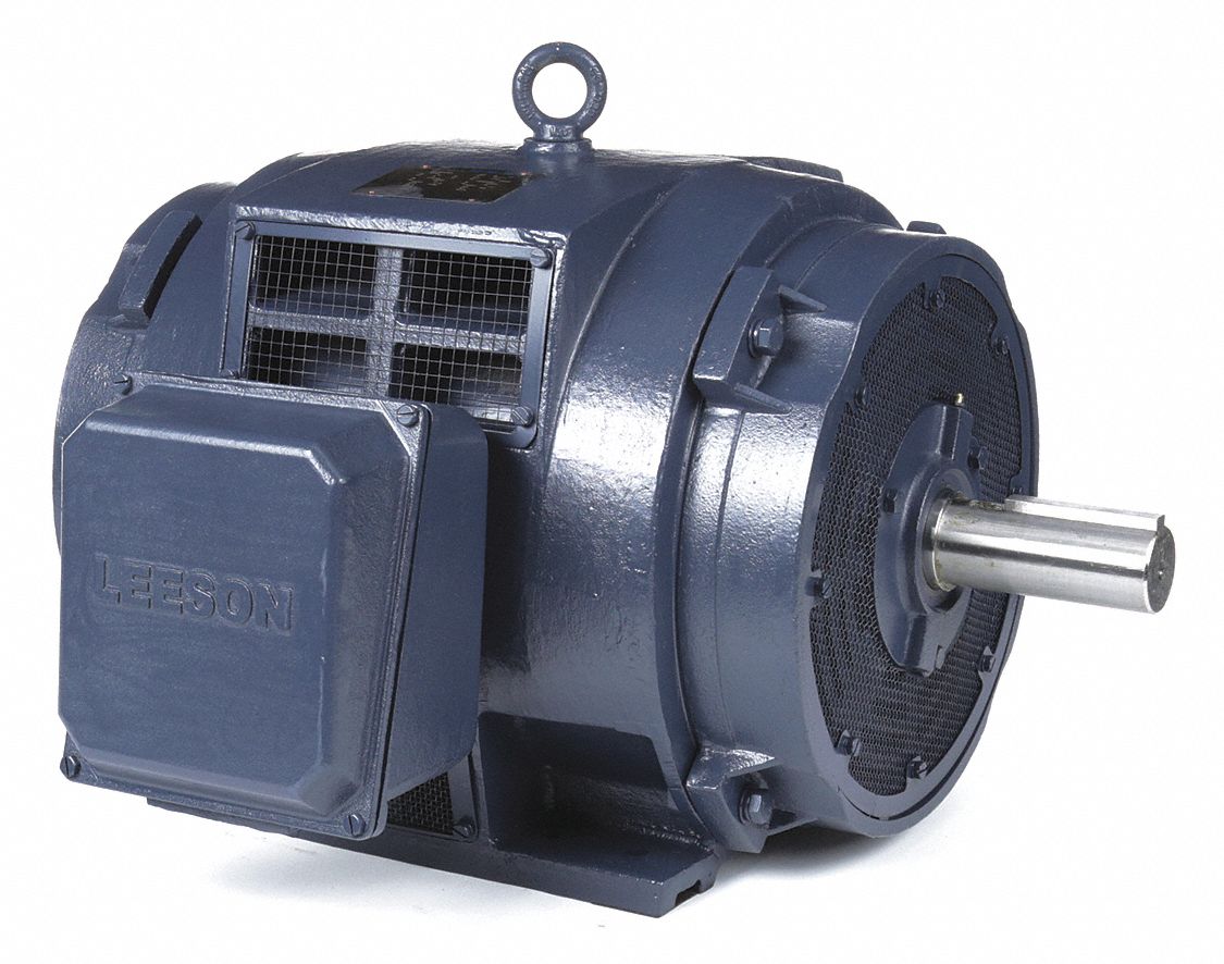 General Purpose Motor, 60 HP, 3-Phase, Nameplate RPM 1790, Voltage 230/ ...