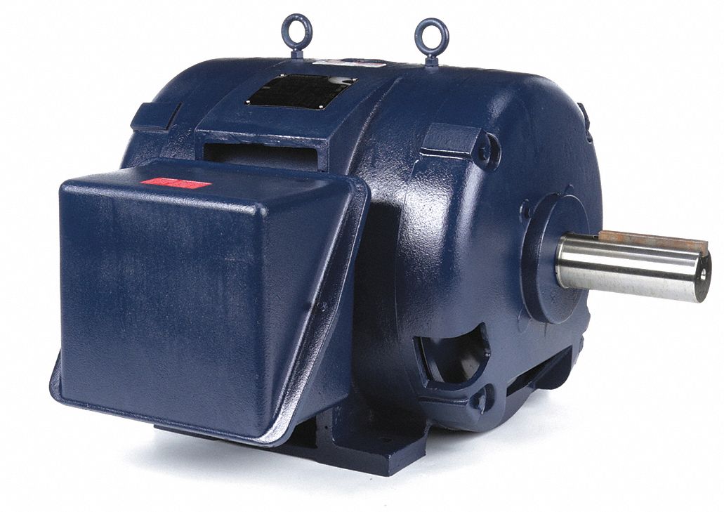 General Purpose Motor, 60 HP, 3-Phase, Nameplate RPM 1185, Voltage 230/ ...
