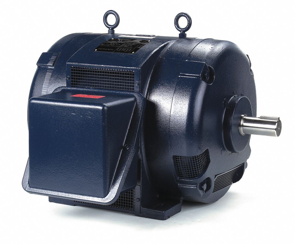 General Purpose Motor, 75 HP, 3-Phase, Nameplate RPM 1780, Voltage 230/ ...