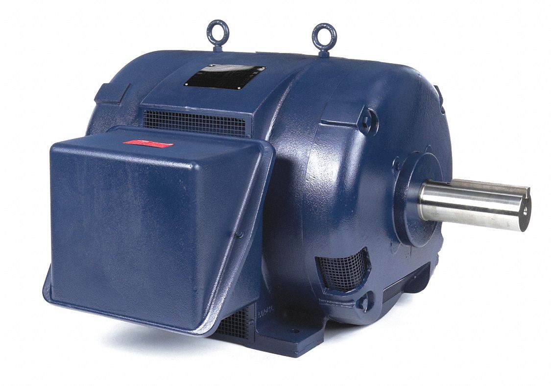 General Purpose Motor, 75 HP, 3-Phase, Nameplate RPM 1185, Voltage 230/ ...