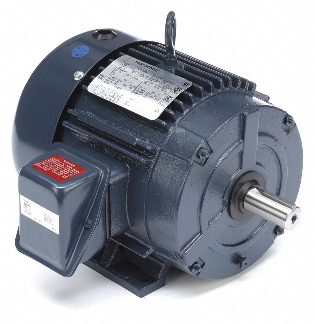 MARATHON MOTORS, Totally Enclosed Fan Cooled, Rigid Base Mount, General ...