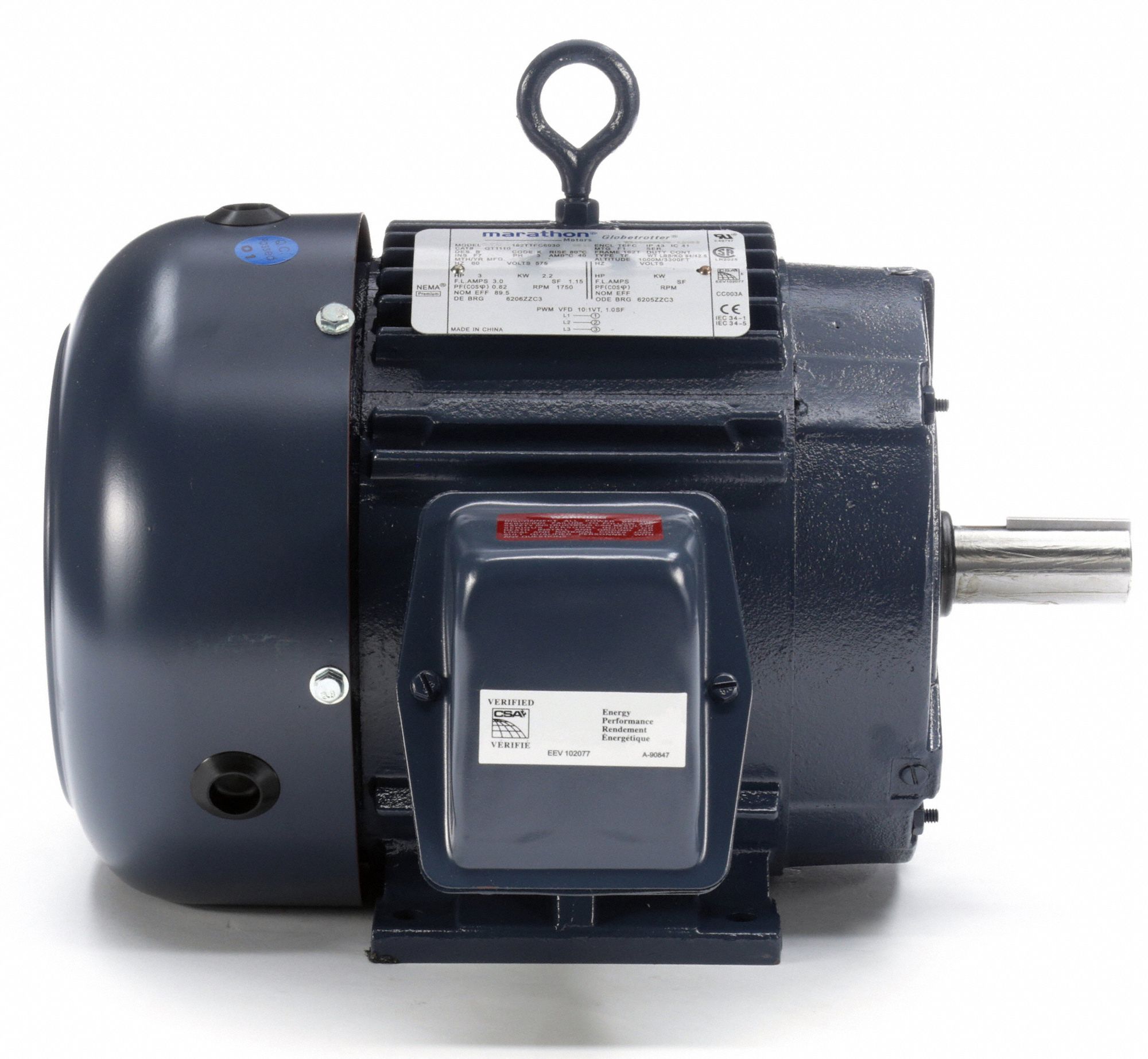MARATHON MOTORS General Purpose Motor: Totally Enclosed Fan-Cooled ...