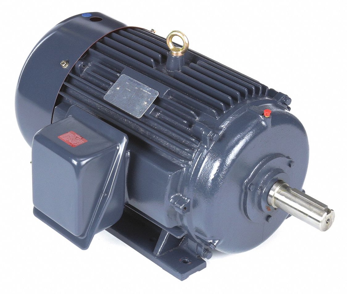 MARATHON MOTORS, Totally Enclosed Fan Cooled, Rigid Base Mount, General ...
