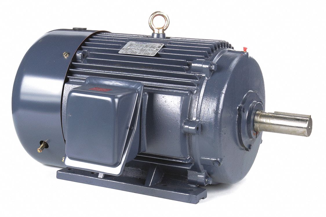 General Purpose Motor, 50 HP, 3-Phase, Nameplate RPM 1780, Voltage 230/ ...