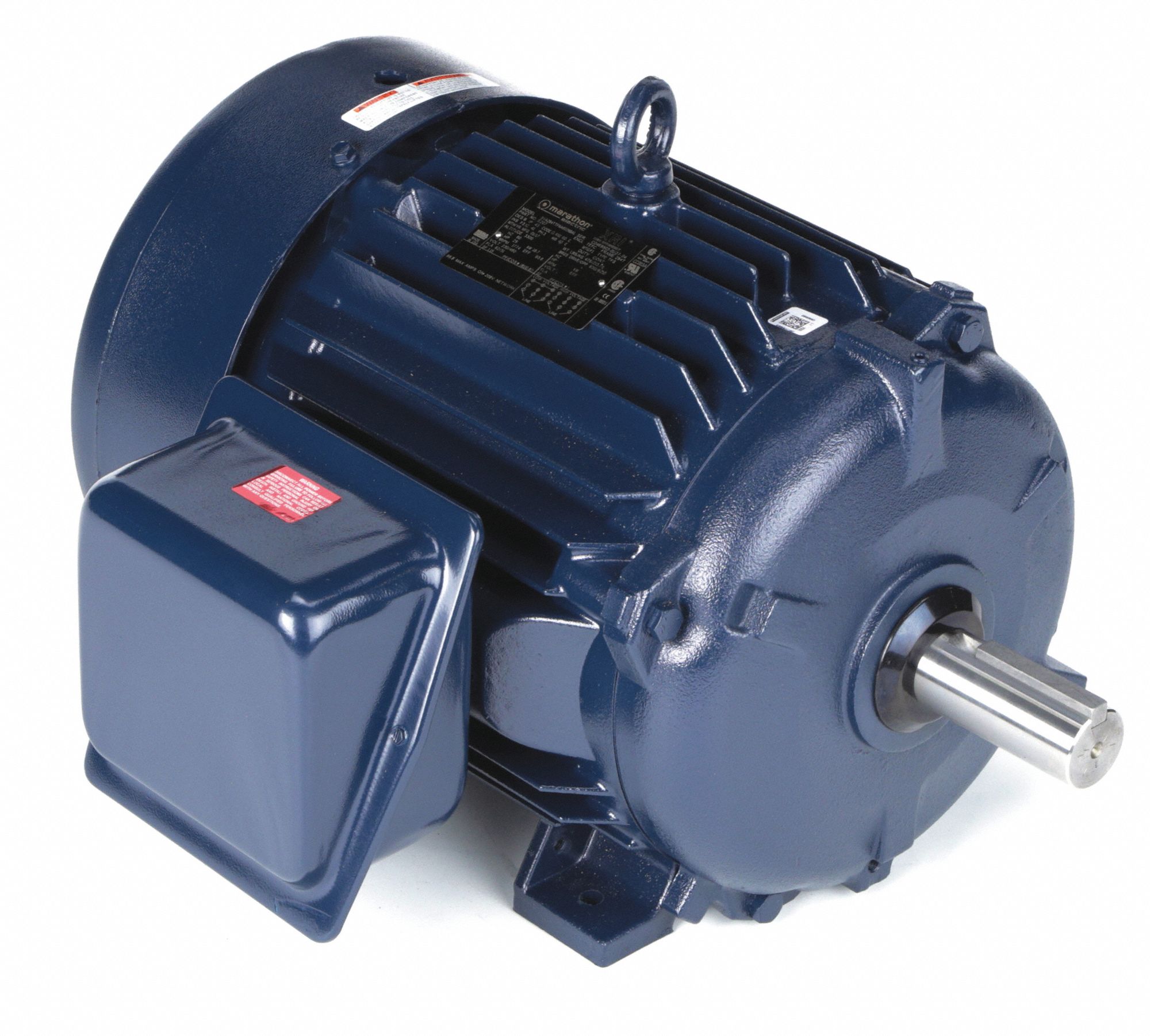 General Purpose Motor, 25 HP, 3-Phase, Nameplate RPM 1775, Voltage 230/ ...