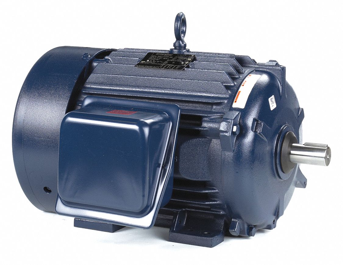 General Purpose Motor, 30 HP, 3-Phase, Nameplate RPM 3560, Voltage 230/ ...