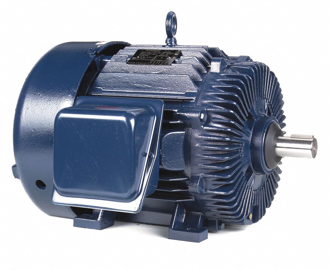 General Purpose Motor, 40 HP, 3-Phase, Nameplate RPM 3545, Voltage 230/ ...
