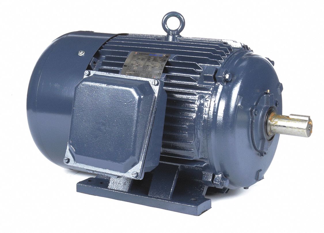 General Purpose Motor, 50 HP, 3-Phase, Nameplate RPM 1780, Voltage 230/ ...