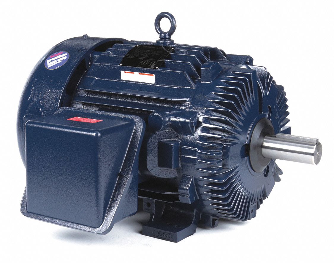 General Purpose Motor, 75 HP, 3-Phase, Nameplate RPM 1780, Voltage 230/ ...