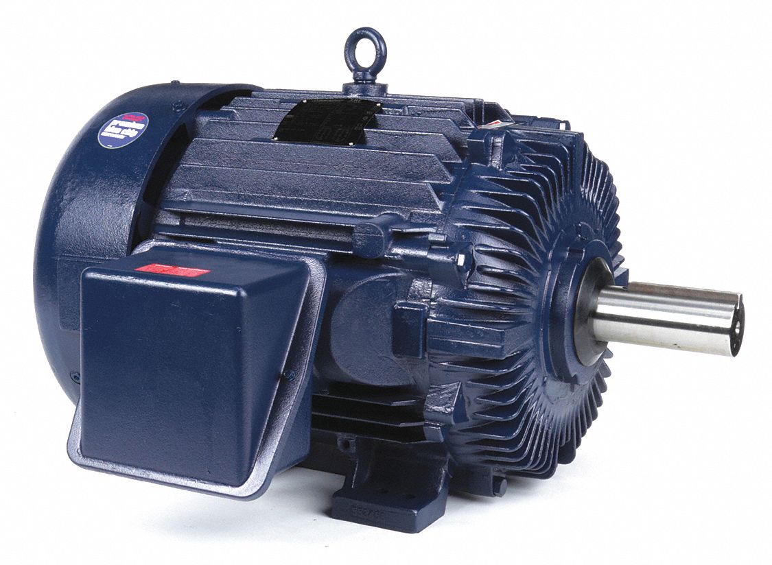General Purpose Motor, 100 HP, 3-Phase, Nameplate RPM 1780, Voltage 230 ...