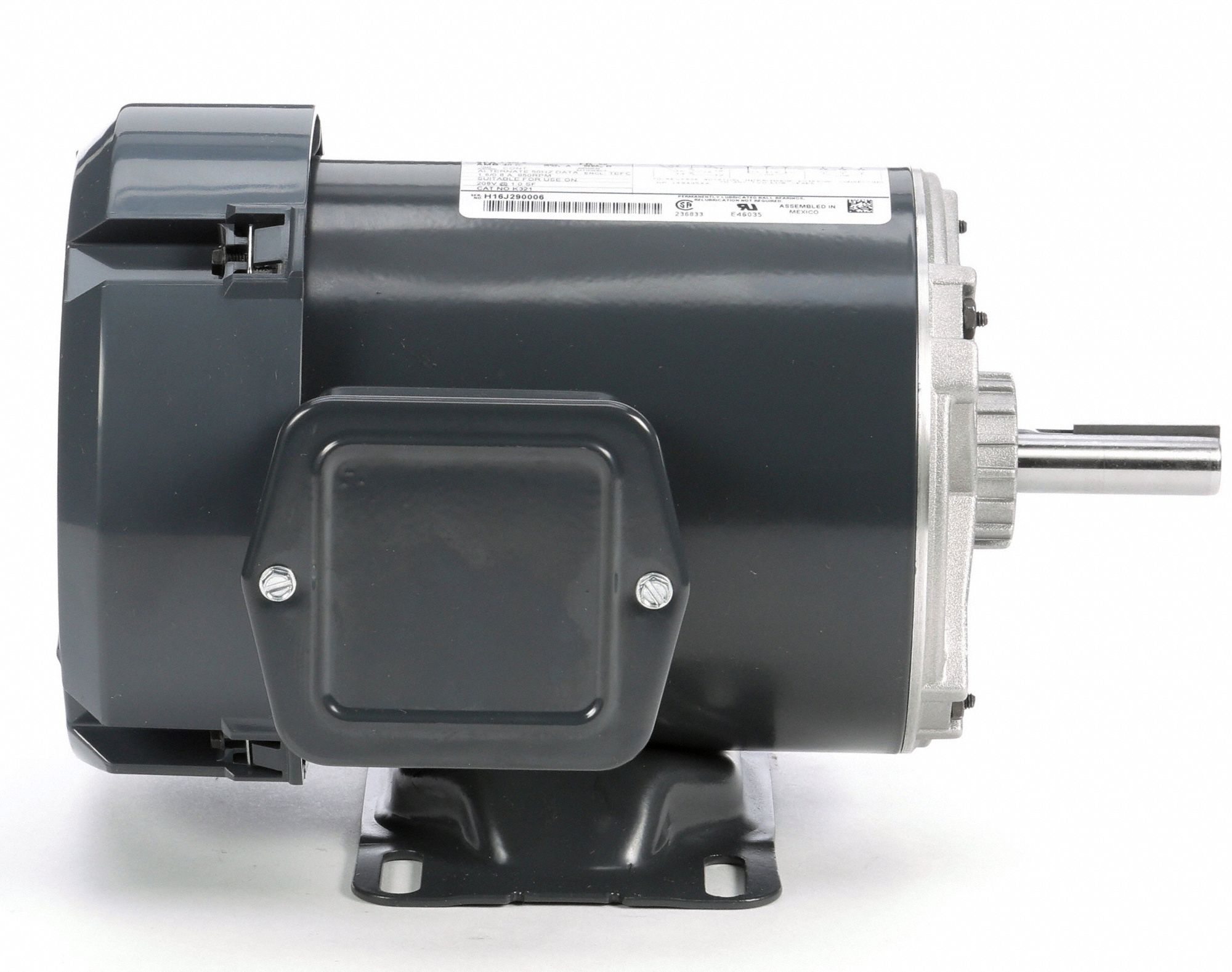 MARATHON MOTORS General Purpose Motor, 1/4 HP, 3-Phase, Nameplate RPM ...