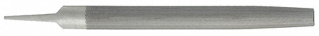 WESTWARD Hand File: Double-Cut, Safe Edge Cut, Second Cut, 9 7/8 in Lg ...