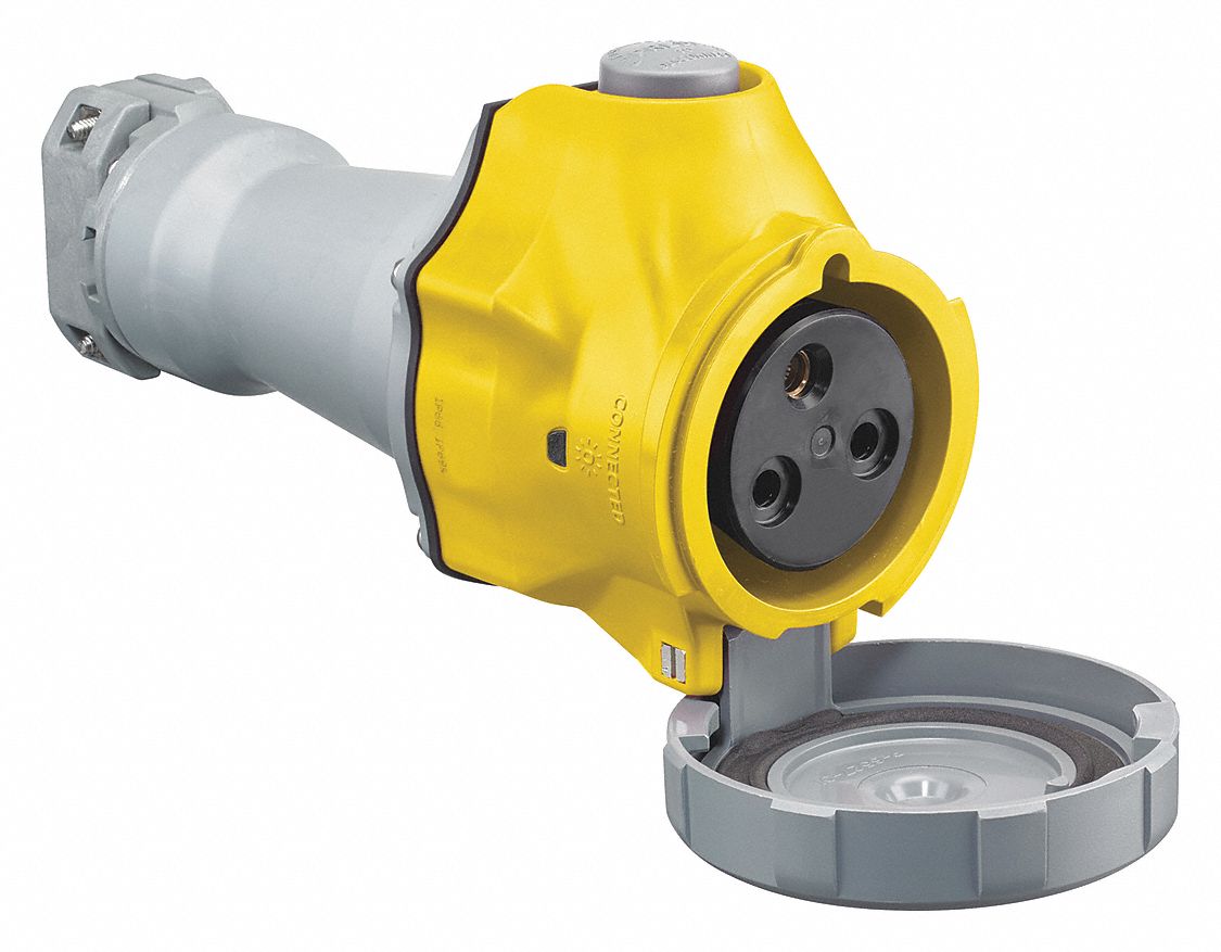 32 A, 100 to 130V AC, Pin and Sleeve Connector - 44ZD62|HBLS332C4W ...