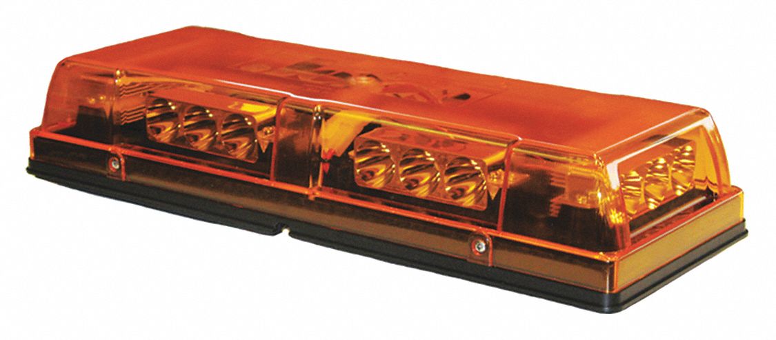 Mini Light Bar,17" L,Amber - Grainger