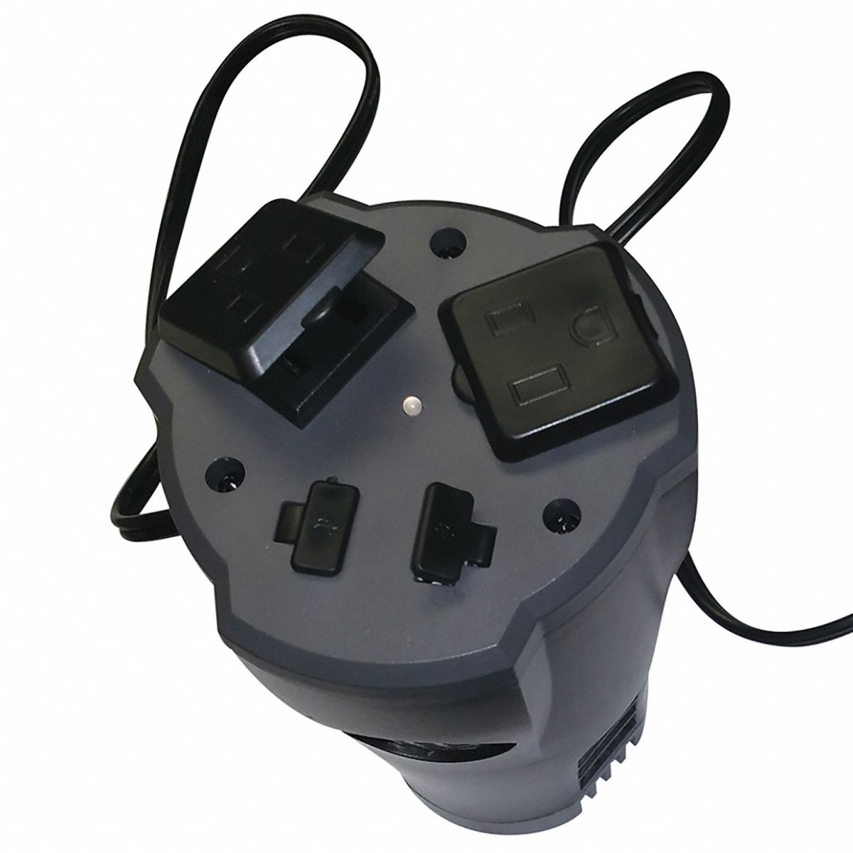 ROADPRO Inverter, 115VAC, 12VDC, 4 Outlets - 44ZE66|PD200CUP - Grainger