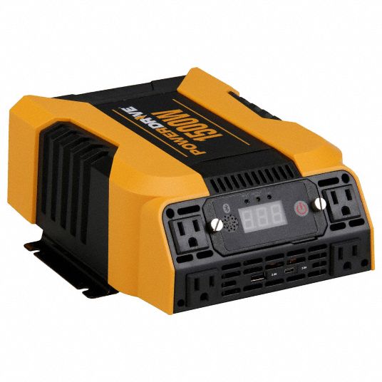 POWER DRIVE, Modified Sine Wave, Input Terminals, Inverter - 44ZE67 ...