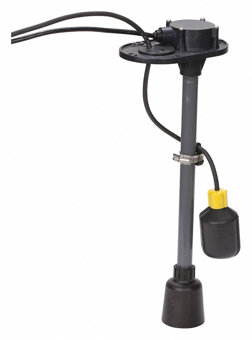 LITTLE GIANT, Normally Open (Pump Down), 115V AC, Float Switch - 44ZH84 ...
