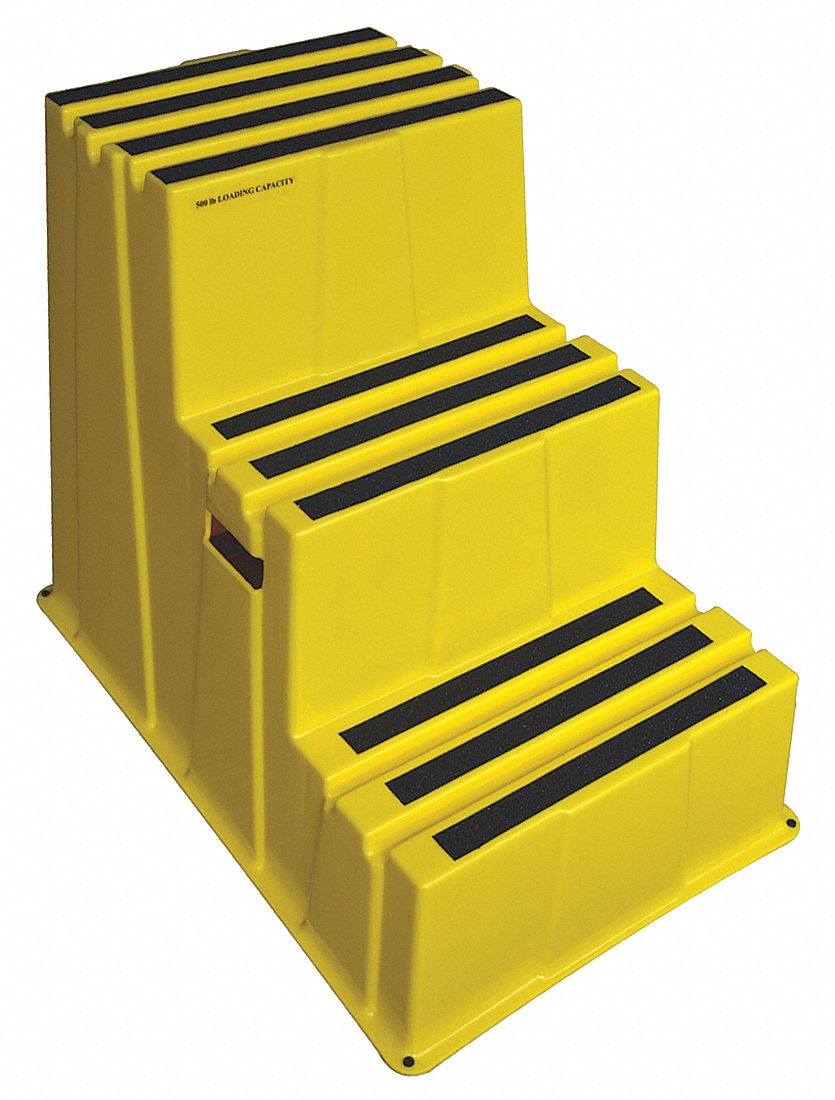 Three step plastic stool store