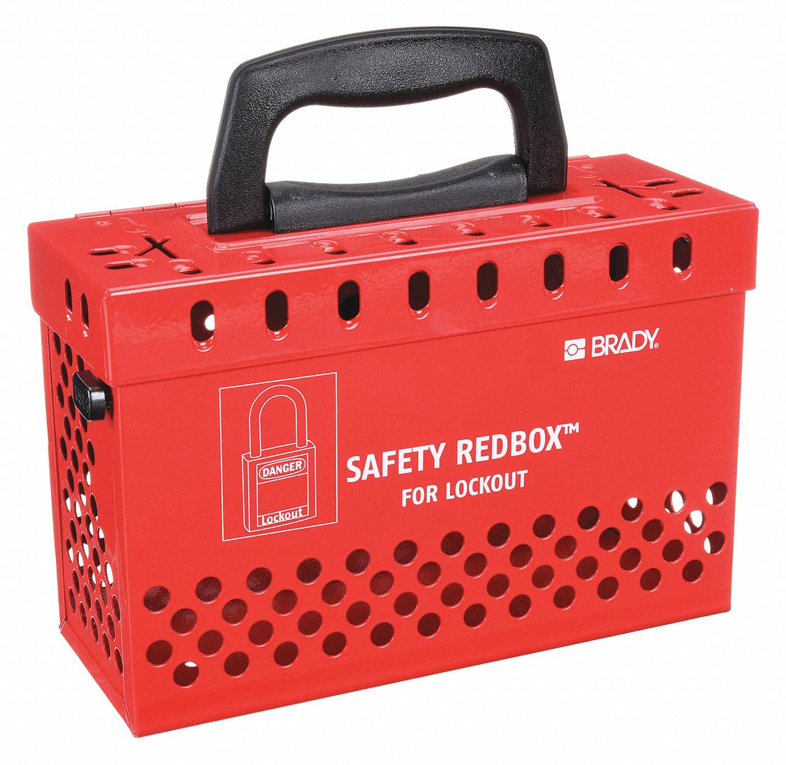 BRADY, Steel, Red, Group Lockout Box - 44ZL14|145579 - Grainger