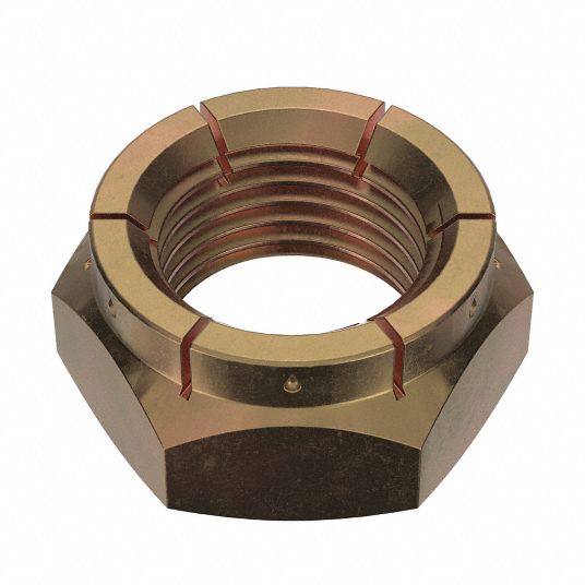 Flex Top, 7/16"-24 Thread Size, Lock Nut - 44ZM01|21FK-720 - Grainger