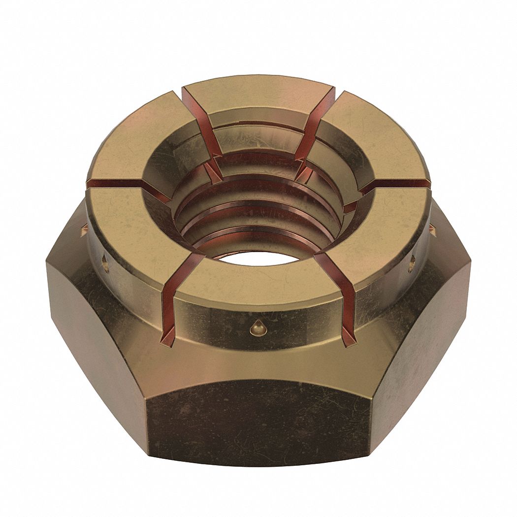 Flex Top, 5/16"-18 Thread Size, Lock Nut - 44ZM15|21FA-518 - Grainger
