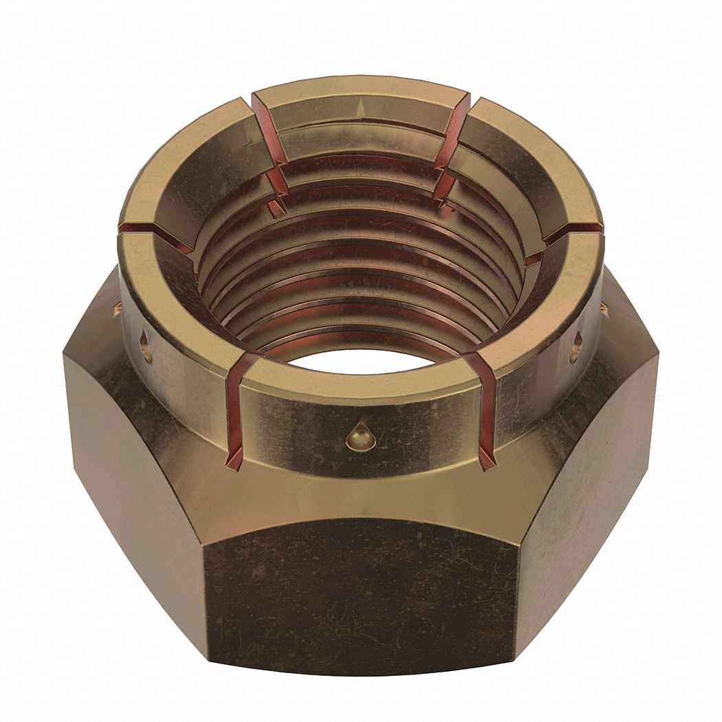 Flex Top, 7/16"-20 Thread Size, Lock Nut - 44ZM20|21FC-720 - Grainger