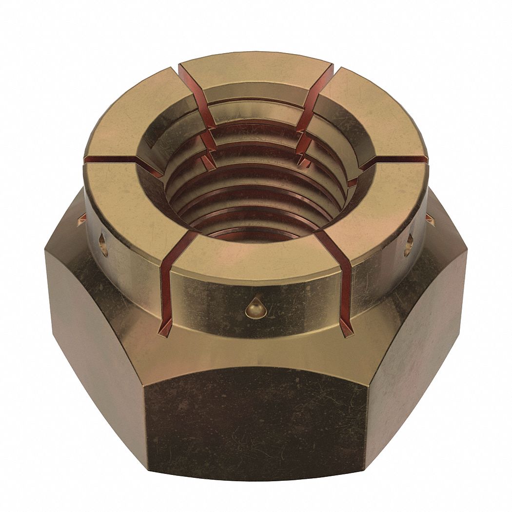 FLEXLOC Tuerca d/Bloqueo,1/4"-28,Acero,PQ100 - Tuerca de Bloqueo Flexible - 44ZM46 | 21FC-428 ...