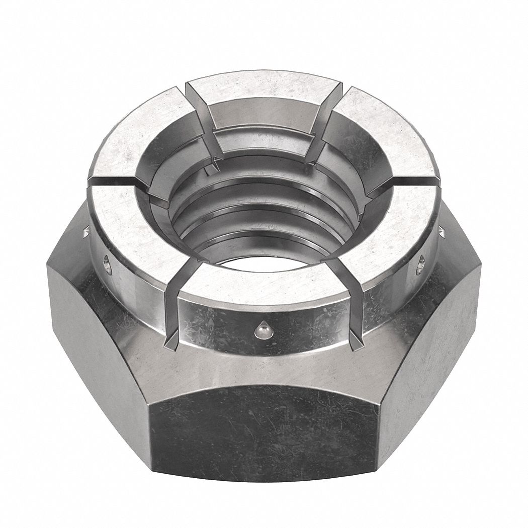 Flex Top, 3/8"-16 Thread Size, Lock Nut - 44ZM55|50FA-616 - Grainger