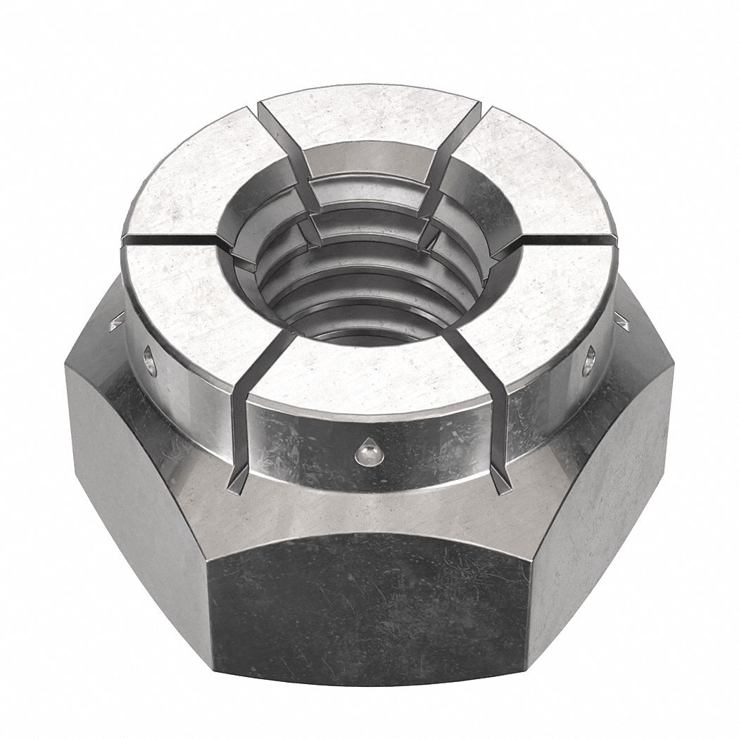Flex Top, #10-32 Thread Size, Lock Nut - 44ZM58|50FC-1032 - Grainger