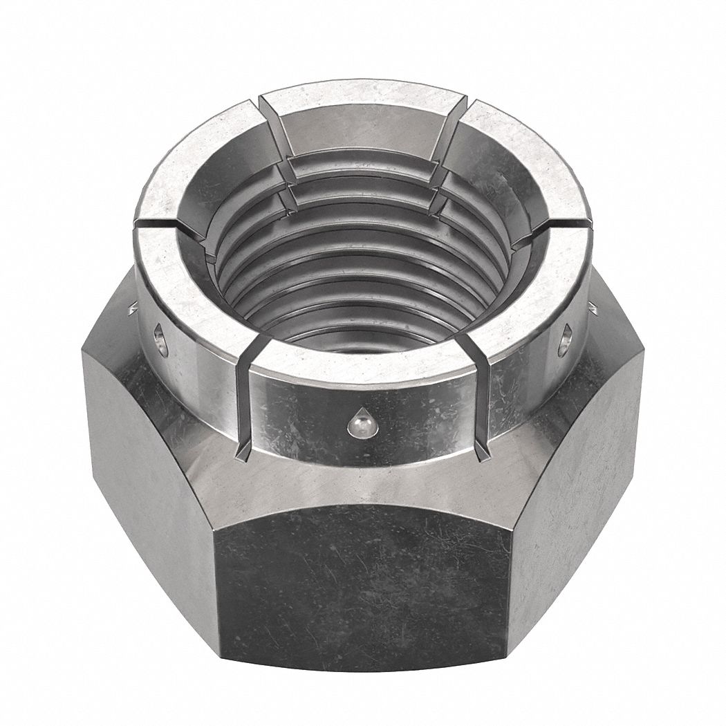 Flex Top, Std Hex, Lock Nut - 44ZM71|50FC-624 - Grainger