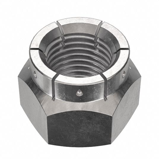 Flex Top, 3/8"-24 Thread Size, Lock Nut - 44ZM71|50FC-624 - Grainger