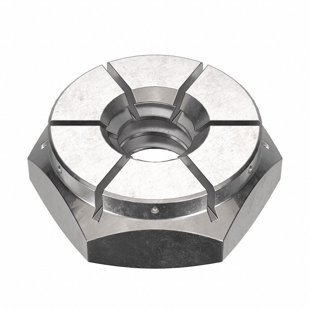 Flex Top, #6-32 Thread Size, Lock Nut - 44ZN02|50FK-632 - Grainger