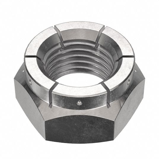 Flex Top, 3/8"-24 Thread Size, Lock Nut - 44ZN07|50FK-624 - Grainger