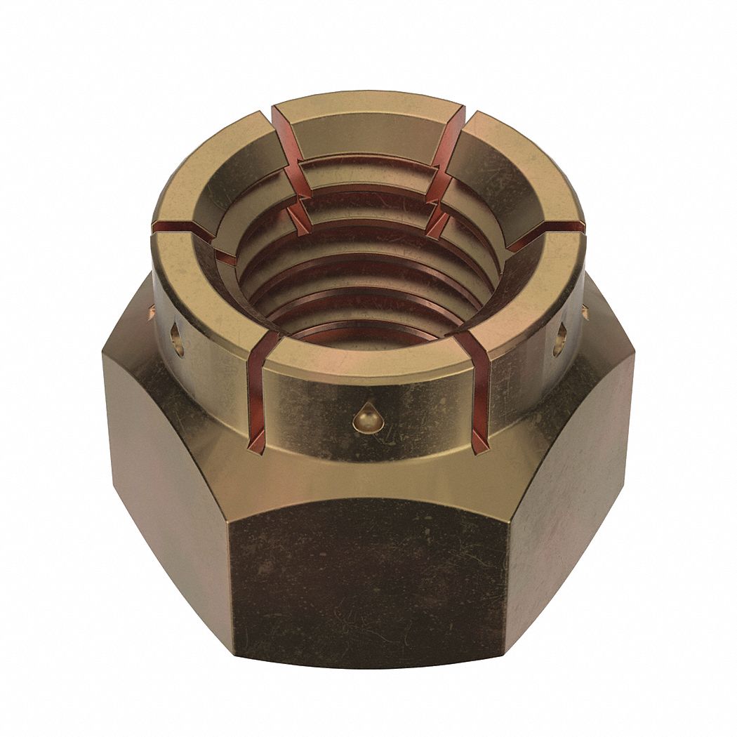 Flex Top, 1/2"-13 Thread Size, Lock Nut - 44ZN26|21FAF-813 - Grainger