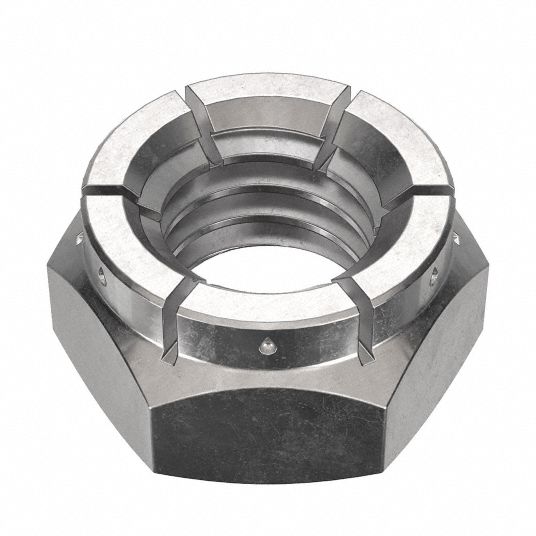 Flex Top, 3/8"-16 Thread Size, Lock Nut - 44ZN72|50FKF-616 - Grainger