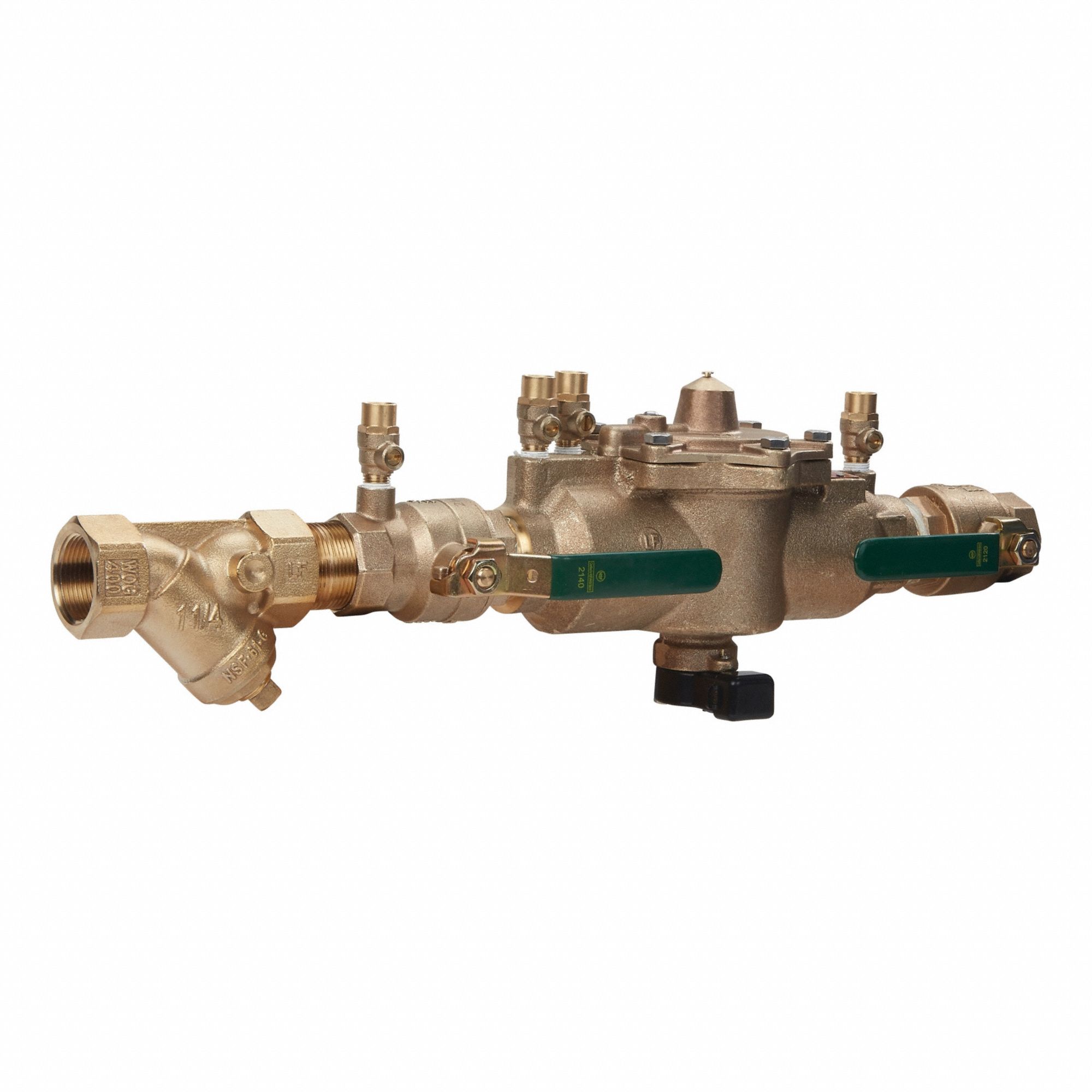 WATTS, LF009, With Strainer, Backflow Preventer - 793HL6|1 1/4 LF009M2 ...