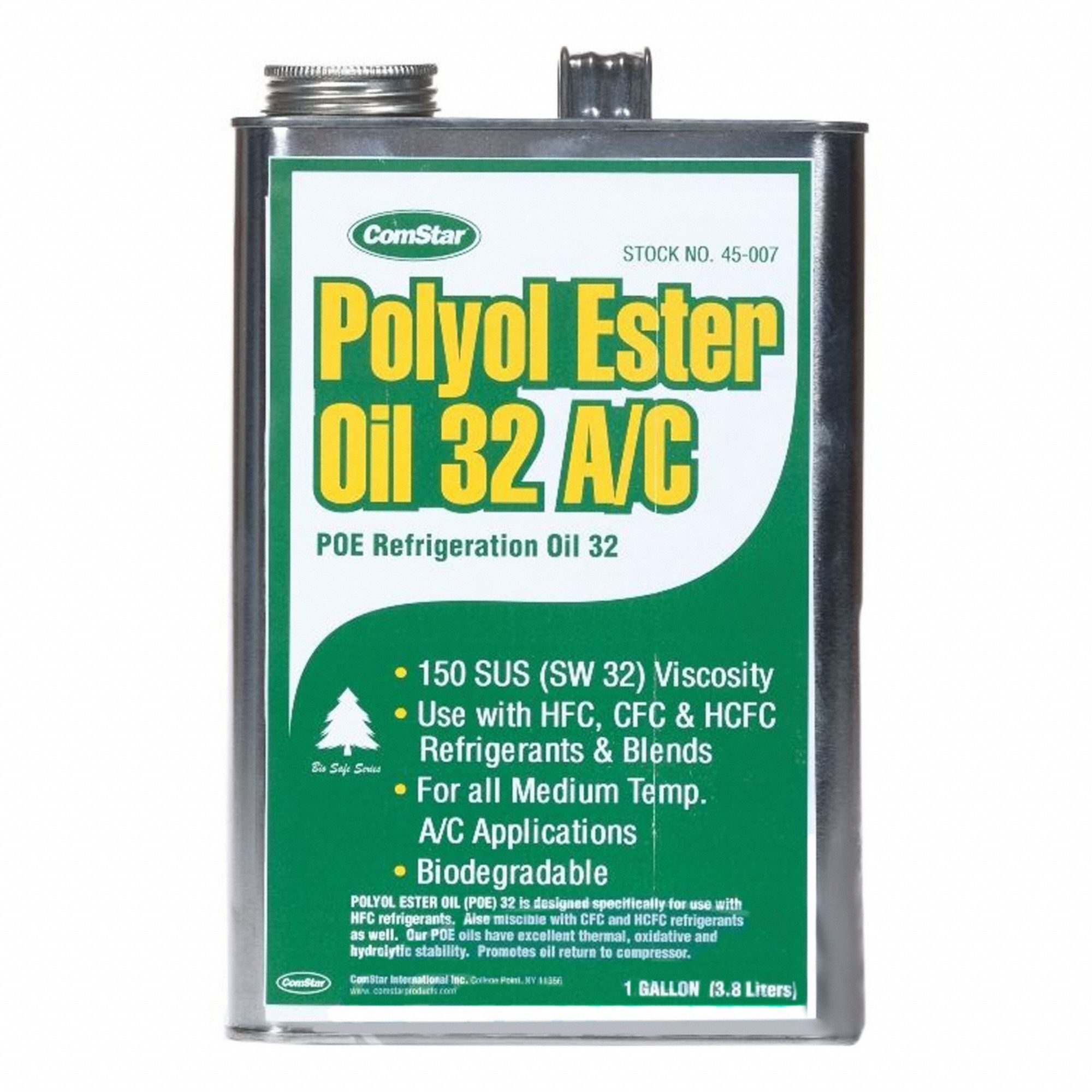 COMSTAR, Polyol Ester, 1 gal, Synthetic Oil - 896ER8|45-007 - Grainger