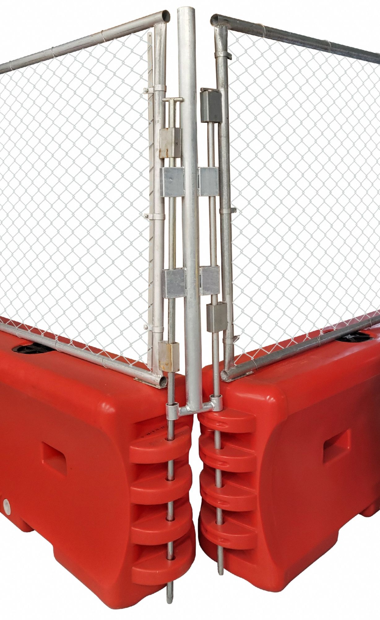 TRAFFIX DEVICES/VIZCON, 90° Water Wall Fence Corner Pin, Silver, Water ...