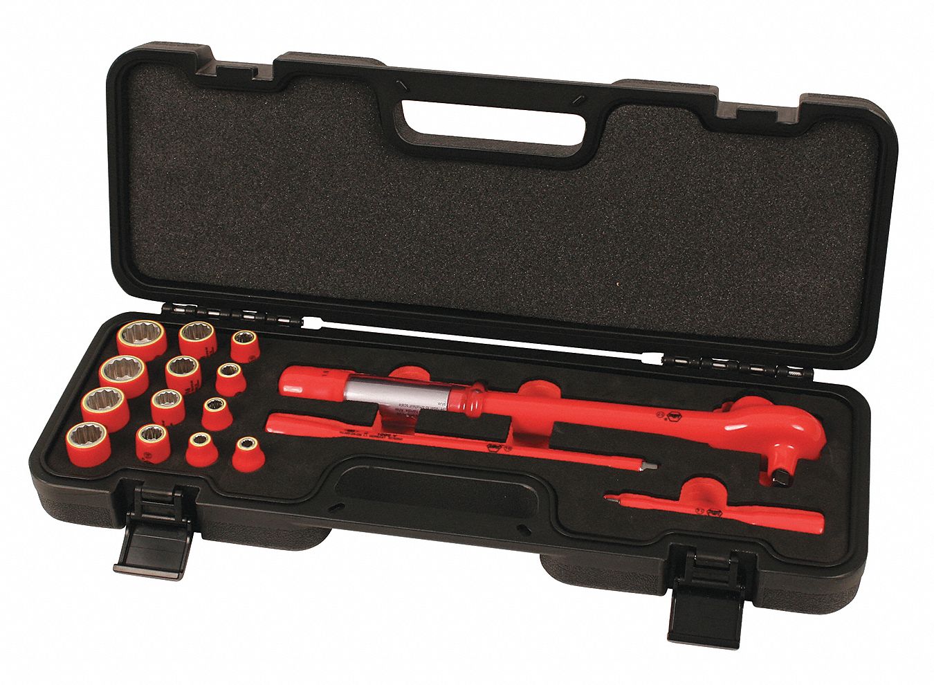 WIHA, 3/8 in Drive Size, 16 Pieces, Socket Wrench Set - 450G66|30190 ...