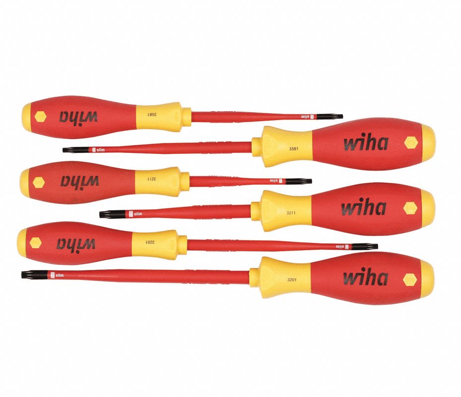 WIHA Juego de Desarmadores Aislado 6 piezas - 450G70 | 32596 - Grainger ...