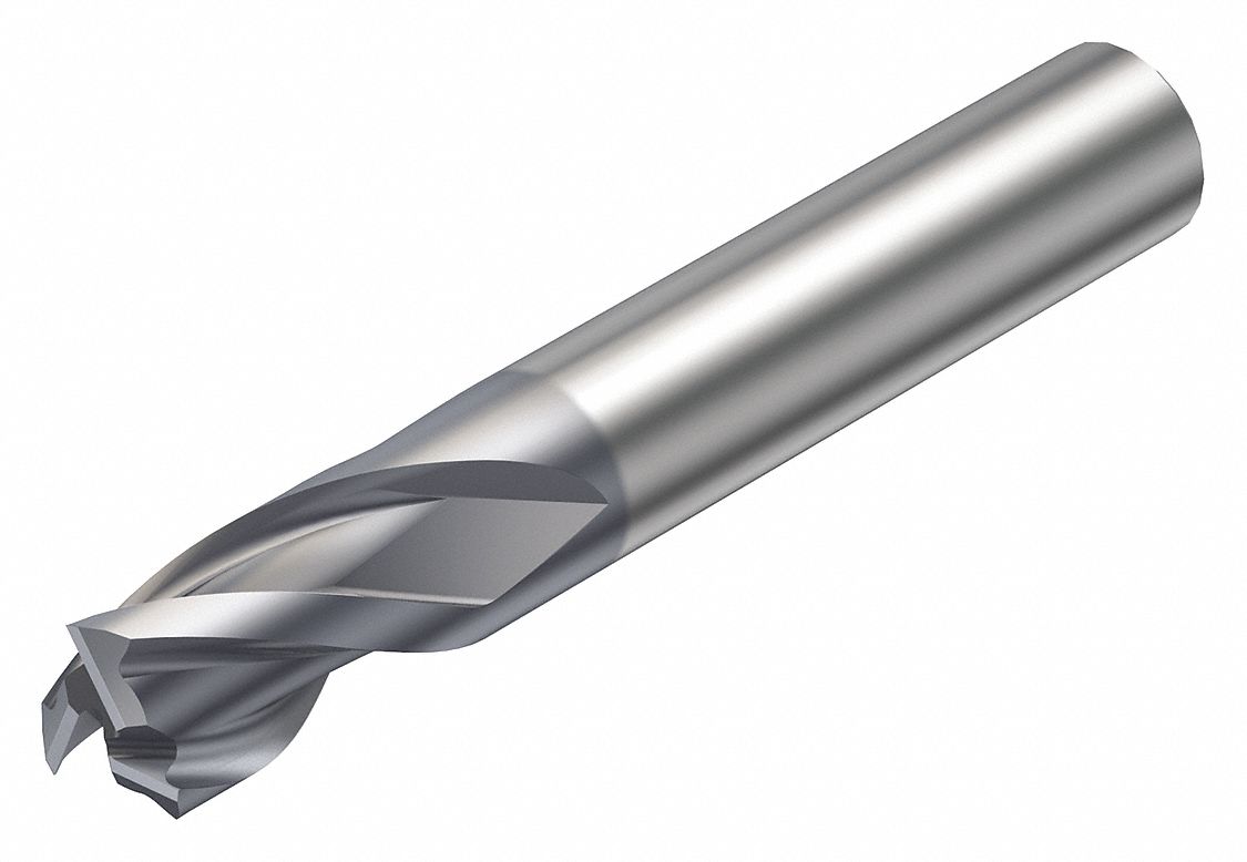 SANDVIK COROMANT, 3 Flute, 2-1/8" OAL, Roughing End Mill - 450L02|1P221 ...