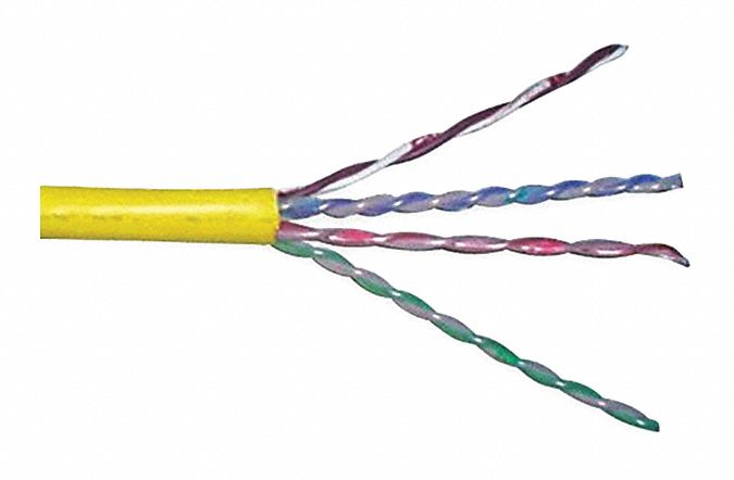 GENSPEED, 1,000 ft Cable Lg, 23 AWG, Category Cable - 450X25|7133902 ...