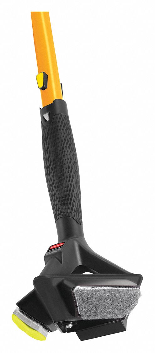 RUBBERMAID COMMERCIAL PRODUCTS Scrubber Pad, Polyester Fiber, 2-1/2 ...