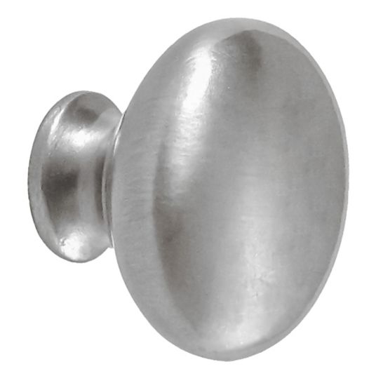 Zinc, Satin Chrome, Cabinet Knob - 451J39|45-354SCH - Grainger