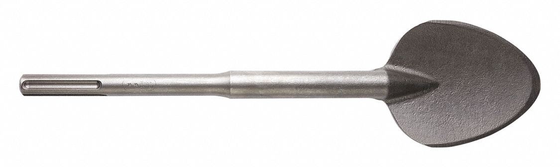 MILWAUKEE, 2 in Head Wd, 12 in Overall Lg, Self Sharpening Chisel Bit ...