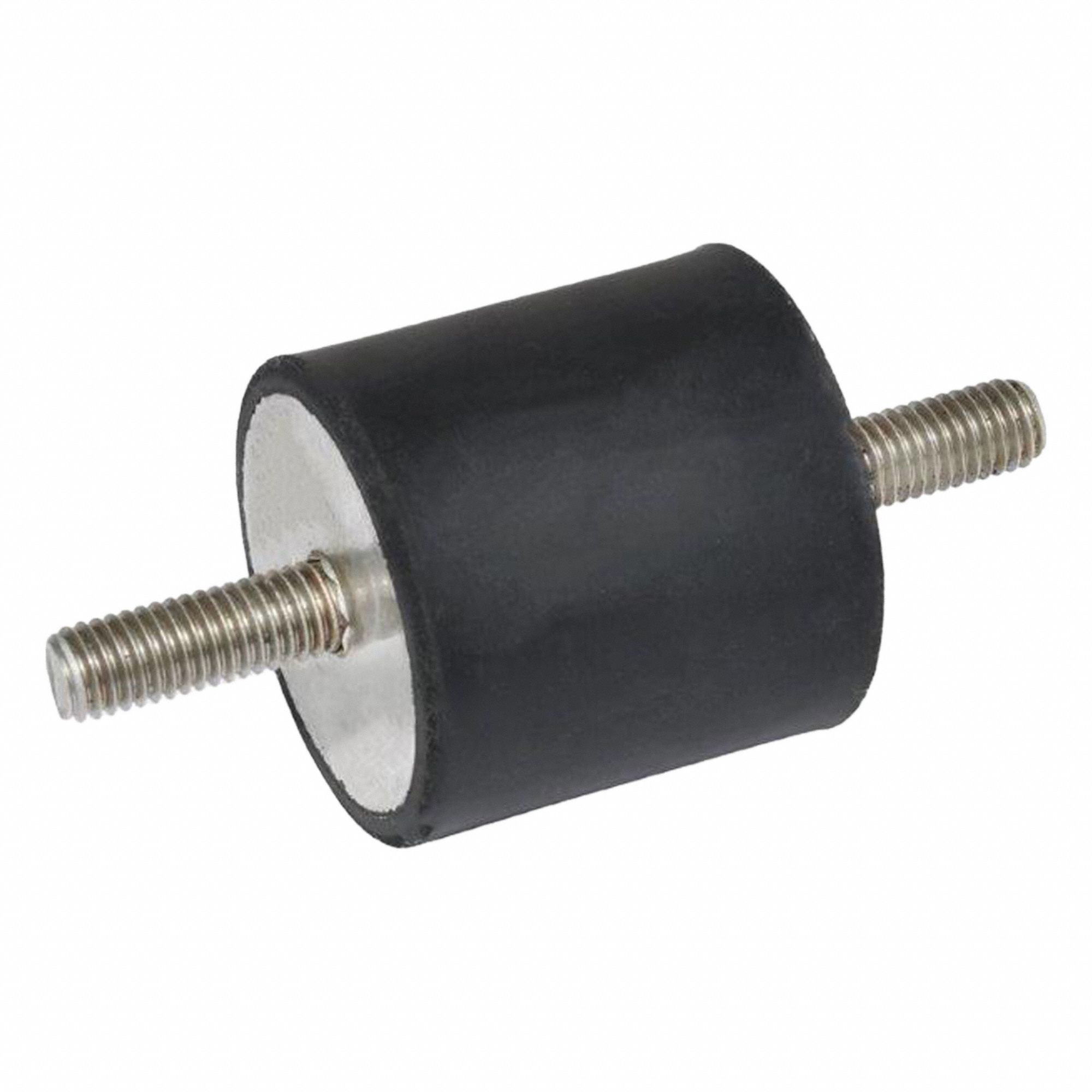 JW WINCO, Cylindrical, Natural Rubber, Vibration-Isolating Mount ...